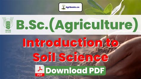 Introduction To Soil Science ICAR E Course Free PDF Download Agri Books