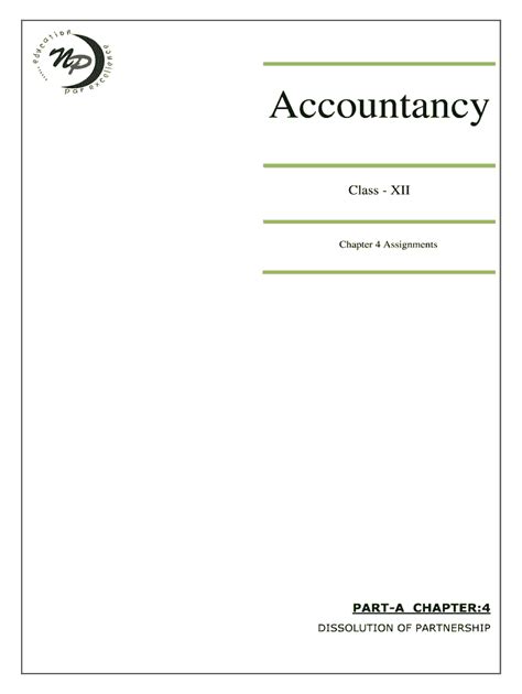 Fillable Online Chapter 4 Assignments Fax Email Print Pdffiller