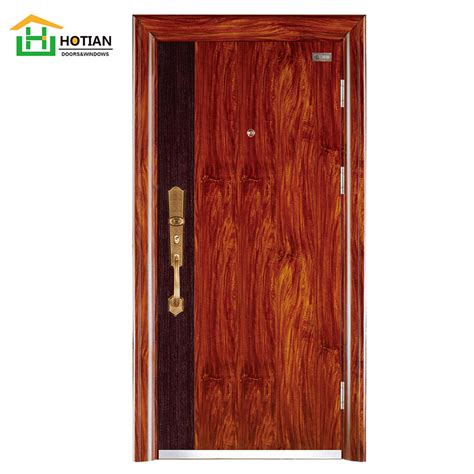Waterproof Main Front Exterior Door Design Safety Single Leaf Doors