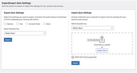 how to export and import quizzes with qsm add on qsm