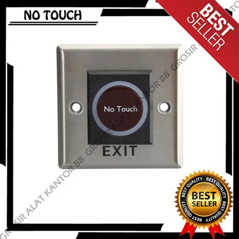Jual Exit Button No Touch Exit Button Push Button Access Control Door Jakarta Barat
