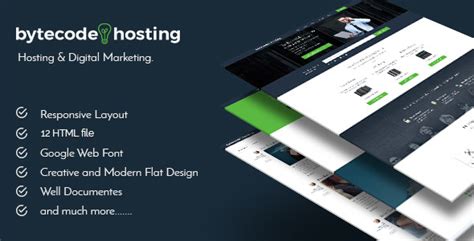 ByteCode Host Responsive Hosting Template By ThemeXengine ThemeForest