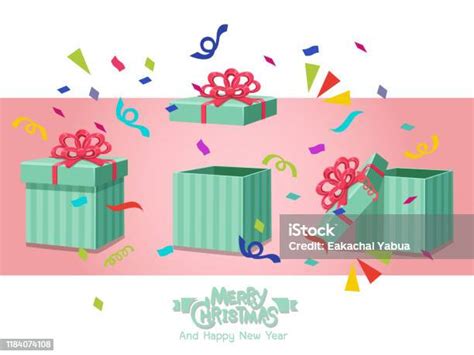 선물 상자를 설정합니다 다른 현재 상자의 개념 만화 크리스마스 요소 집합입니다 생일 과 새해 축하 이벤트 12월에 대한 스톡 벡터 아트 및 기타 이미지 Istock