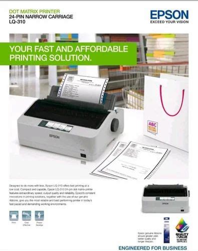 Epson Dot Matrix Printer At Best Price In Tiruppur By Micro Copier