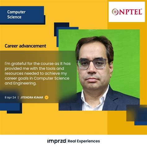 Jitendra Kumar Tyagi On Linkedin Nptel