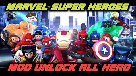 Lego Marvel Super Heroes Mod Unlock All Hero Oflien Youtube