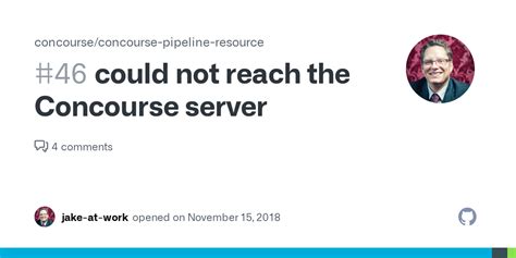 Could Not Reach The Concourse Server · Issue 46 · Concourseconcourse