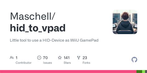 Github Maschellhidtovpad Little Tool To Use A Hid Device As Wiiu