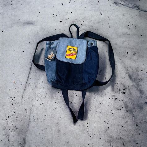 Vintage Reworked Sex Pistols Denim Rucksack Bless Up Vintage Vintage Reworked Sex Pistols Denim Rucksack Bless Up Vintage