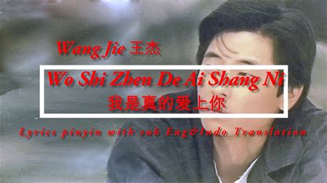 Wang Jie 王杰 Wo Shi Zhen De Ai Shang Ni 我是真的爱上你 Lyrics Pinyin Sub Engandindo Youtube
