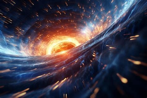 Premium Ai Image Particle Accelerator Experiment With Streaks Of Li