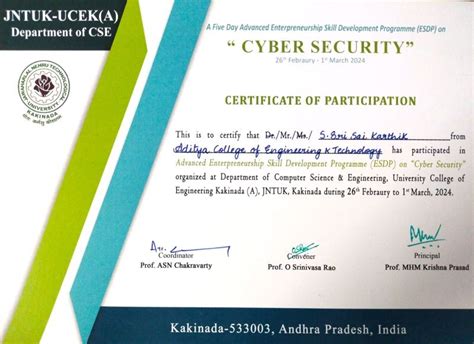 Karthik Saladi On Linkedin Cybersecurity Workshop Continuouslearning