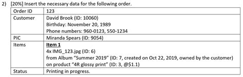 Solved Userid Name Appuser Birthday Owns Isa 7 Supervises