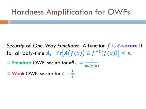 Ppt Counterexamples To Hardness Amplification Beyond Negligible Powerpoint Presentation Id