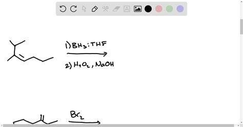solved write structures for the major organic products from the