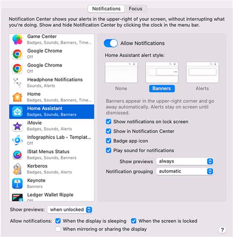 Macos Companion App Not Displaying Notifications Home Assistant Companion For Apple Home