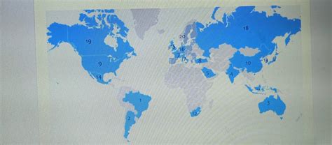 Установіть відповідність між країною Великої двадцятки та номером яким вона позначена на