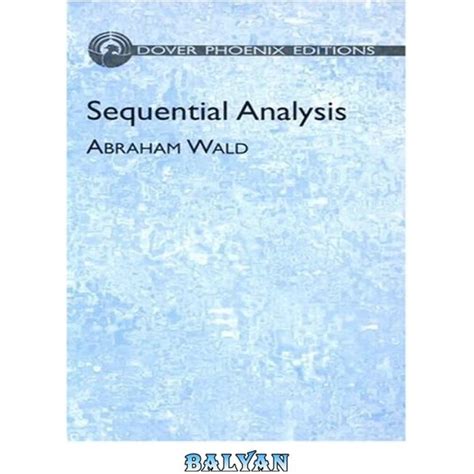 خرید و قیمت دانلود کتاب Sequential Analysis ترب
