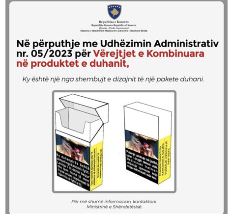 Nga Sot Pakot E Cigareve Duhet Ti Përmbajnë Këto Paralajmërime