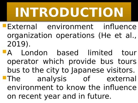 External Business Environment Analysis 2022