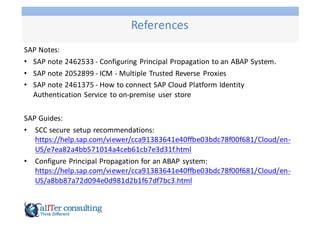 Principal Propagation With SAP Cloud Platform PPT