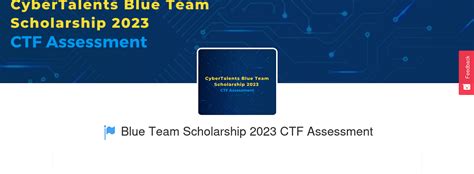 Cybertalents Blue Team Scholarship 2023online By Khanzjoel Sep