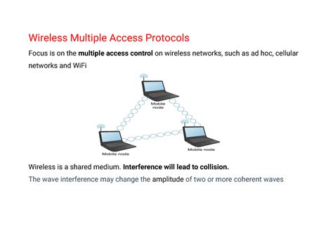 Lecture 7 Data Link Layer Part 5 Wireless Multiple Access Protocols