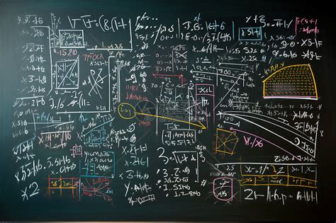 数学课上的黑板图片素材 正版创意图片 摄图网