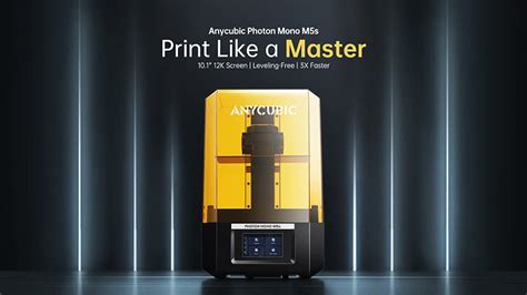 Anycubic Photon Mono M5s 12k High Resolution Resin 3d Printer Anycubic 3d Printing