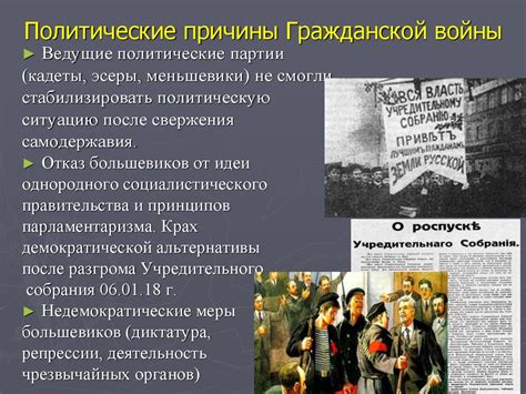 Причины и этапы гражданской войны (1917 - 1922) - презентация онлайн