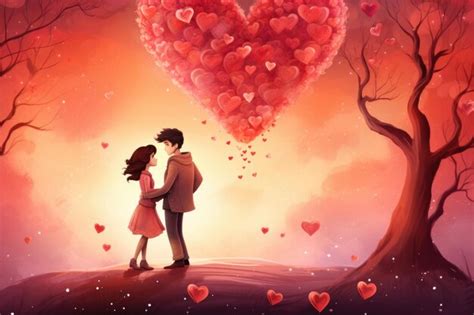 Premium Ai Image A Heartwarming Image Captures The Essence Of Love On