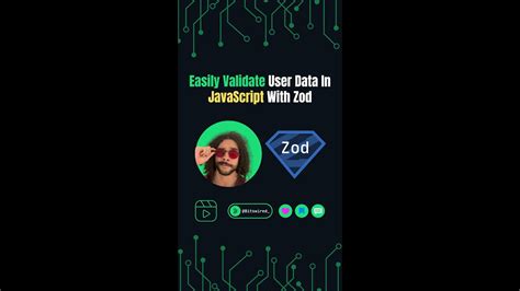 Zod Simple Data Validation In Javascript Youtube