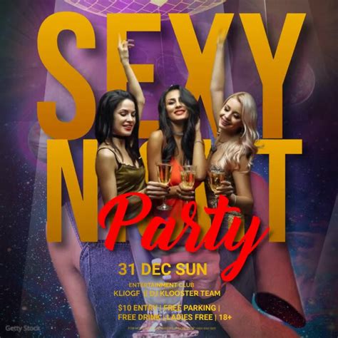 Plantilla De Sexy Ladies Night Party Flyers Postermywall