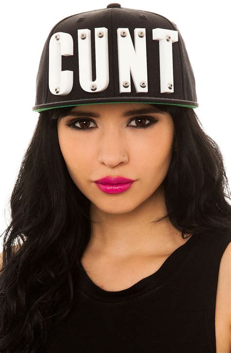 Adeen Snapback Cunt In Black