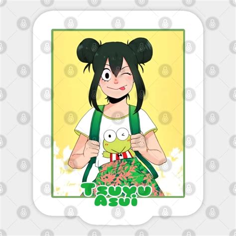 Tsuyu Asui From My Hero Academia My Hero Academia Sticker TeePublic