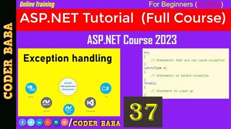 ♿️ Kumar Ravi ♿️ On Linkedin 37 Aspnet Course Exception Handling
