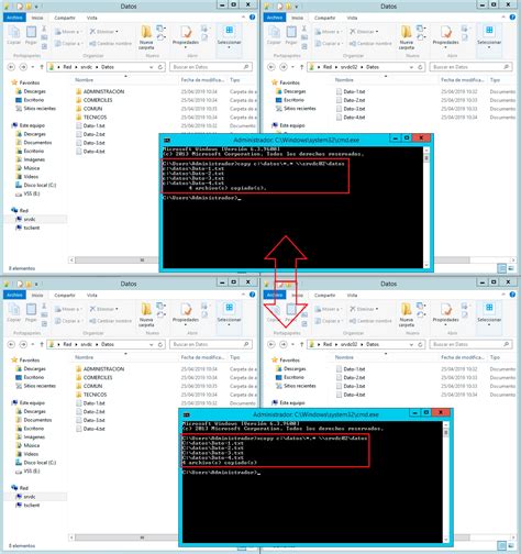 Pantallazos Es Windows CMD Copy Vs Xcopy
