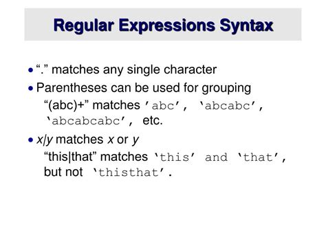 Ppt Python Regular Expressions Powerpoint Presentation Free Download