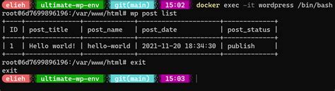 Github Eliehanna0wordpress Docker Dev Environment Quickly Bootstrap