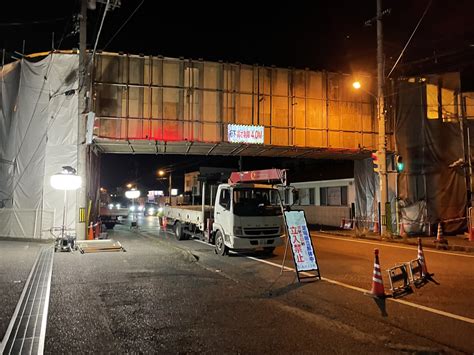 横断歩道橋塗装用足場 山下工業株式会社