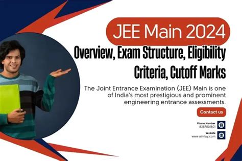 JEE Main 2024 Overview Exam Structure Eligibility Cutoff Marks
