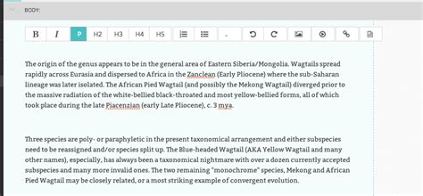 Creating Page Body Content — Wagtail 05 Documentation
