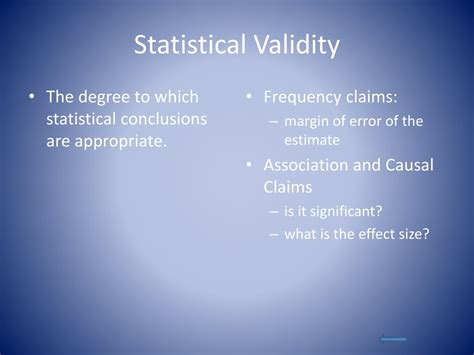 Ppt The Four Validities Powerpoint Presentation Free Download Id