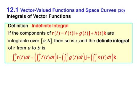PPT Vector Valued Functions And Motion In Space PowerPoint Presentation ID