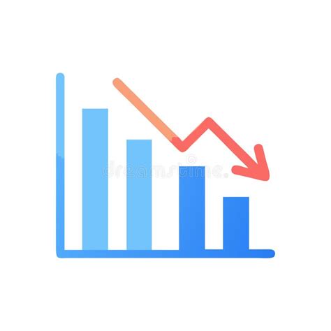 Dynamic Decline Graph Symbol Stock Illustration Illustration Of