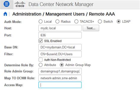 How To Properly Configure Cisco Dcnm Ldap For Windows Active Directory Networking Spiceworks