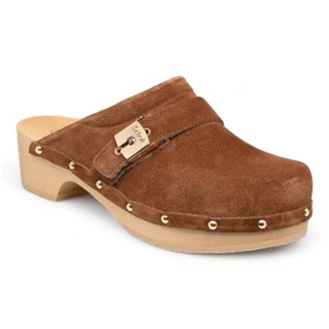 Scholl Clogs Cognac Pescura Clog 50 Deviceone