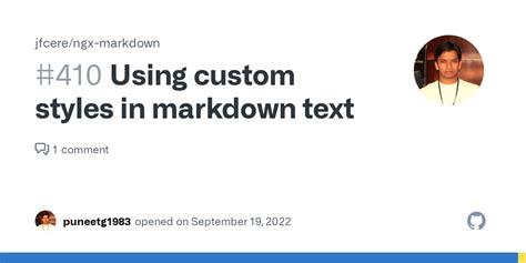 Using Custom Styles In Markdown Text · Issue 410 · Jfcerengx Markdown