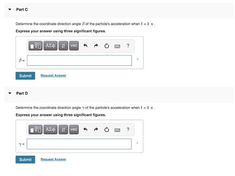 Solved Determine The Magnitude Of The Particle S Chegg
