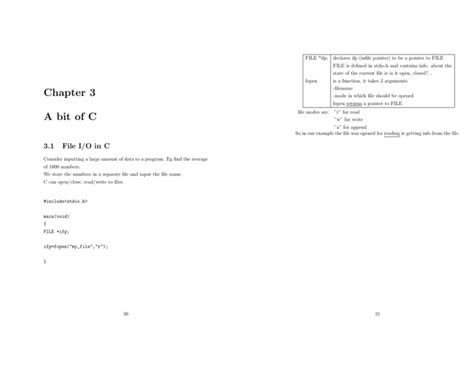 File I O In C Programming Lecture Notes